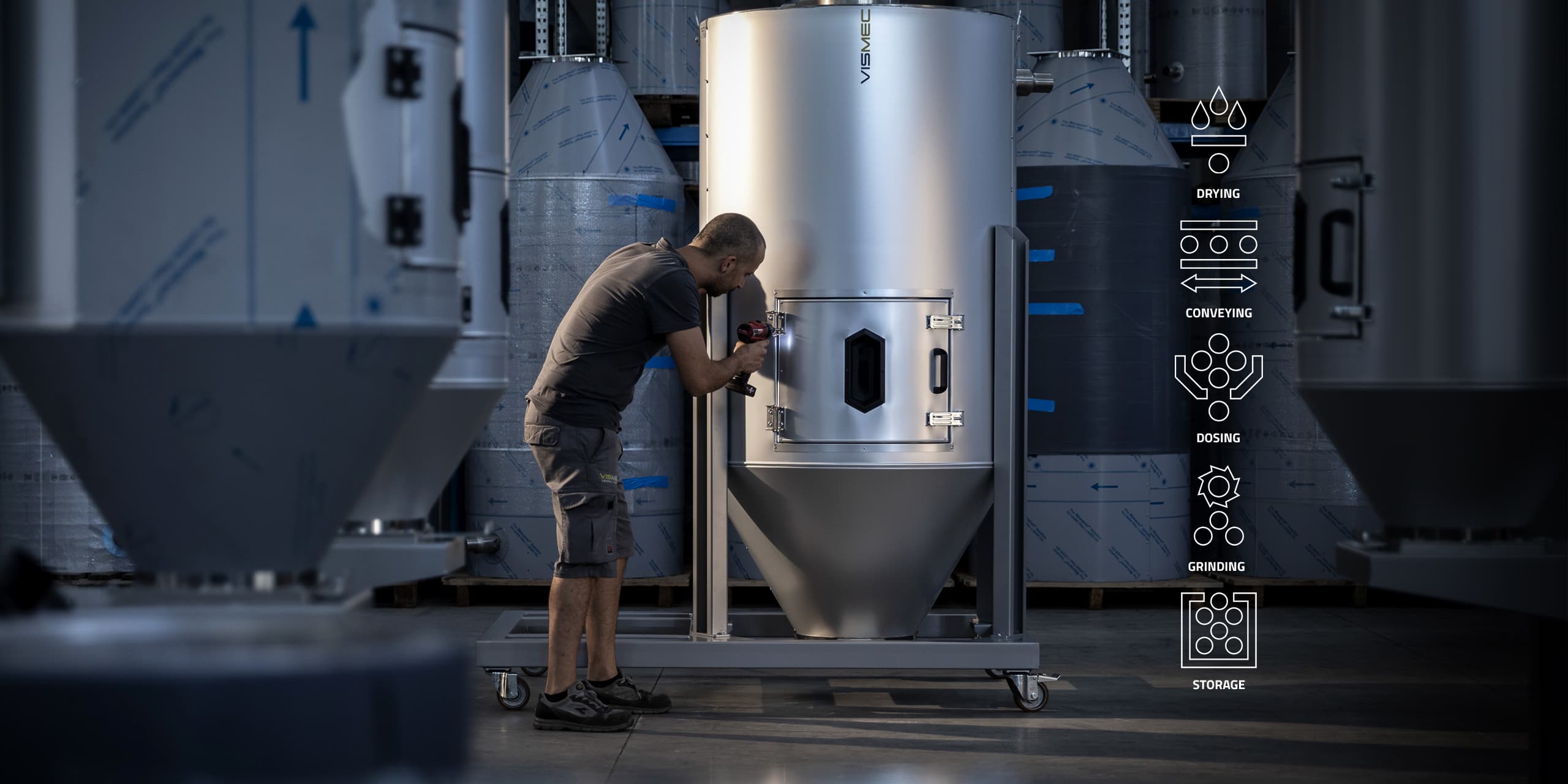 Vismec | Plastics processing auxiliary machinery