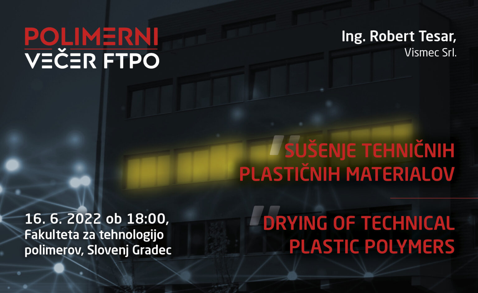 Drying of technical plastic polymers - Vismec